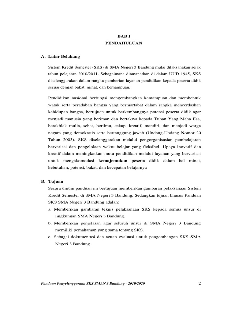 Panduan SKS 2019-2020 | PDF | Karier & Perkembangan | Bisnis