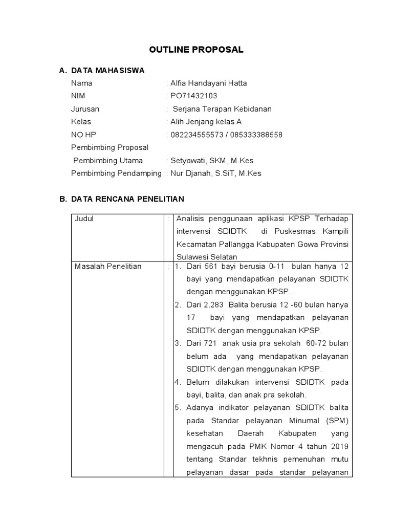 1.outline Proposal 2107 | PDF