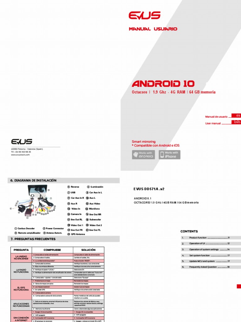 Manual Usuario Android 10 | PDF | Wifi | Tecnología móvil