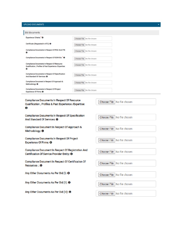 List of Documents | PDF