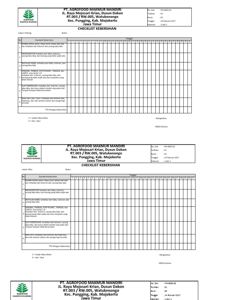 Form Pemeriksaan Metal Detector ISO22000 | PDF