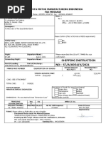 CIPL Shipping Invoice and Packing List | PDF