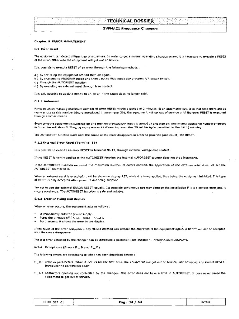 Understanding Error Management in Frequency Changers: A Technical Guide ...