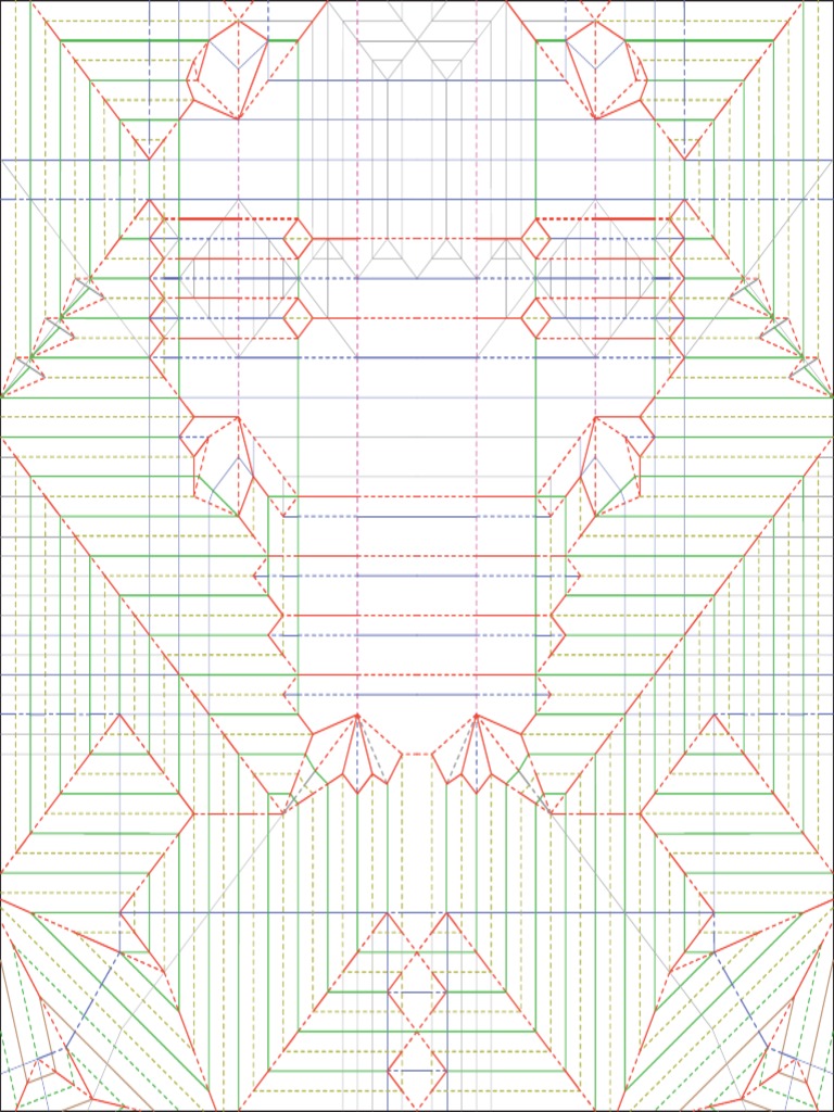 Origami Wasp Crease Pattern | PDF