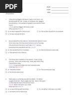 Grade 2 Procedural Text Worksheets | PDF | Toothbrush | Milkshake