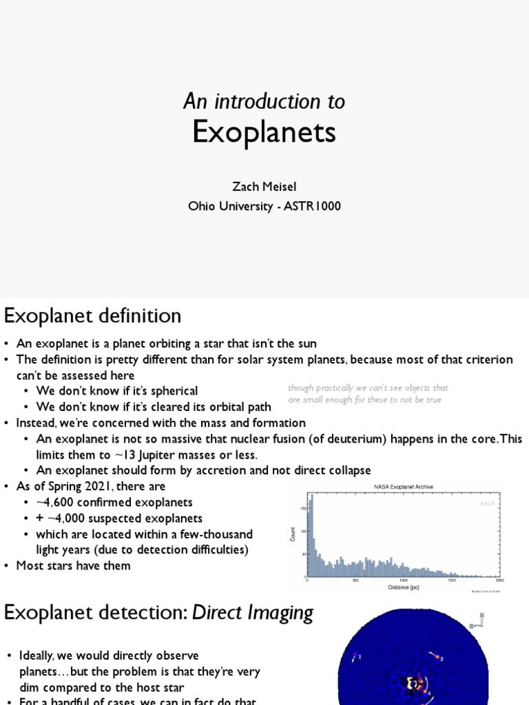 An Introduction To: Exoplanets | PDF | Exoplanet | Planets