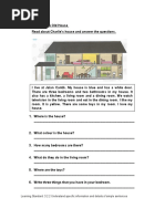 Year 2 Unit 6: The Old House Worksheet | PDF | Room