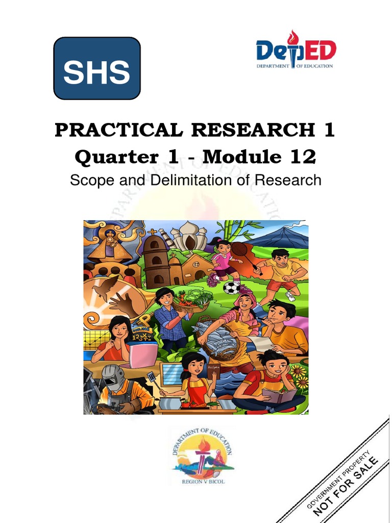 Practical Research 1 Quarter 1 - Module 12: Scope and Delimitation of ...