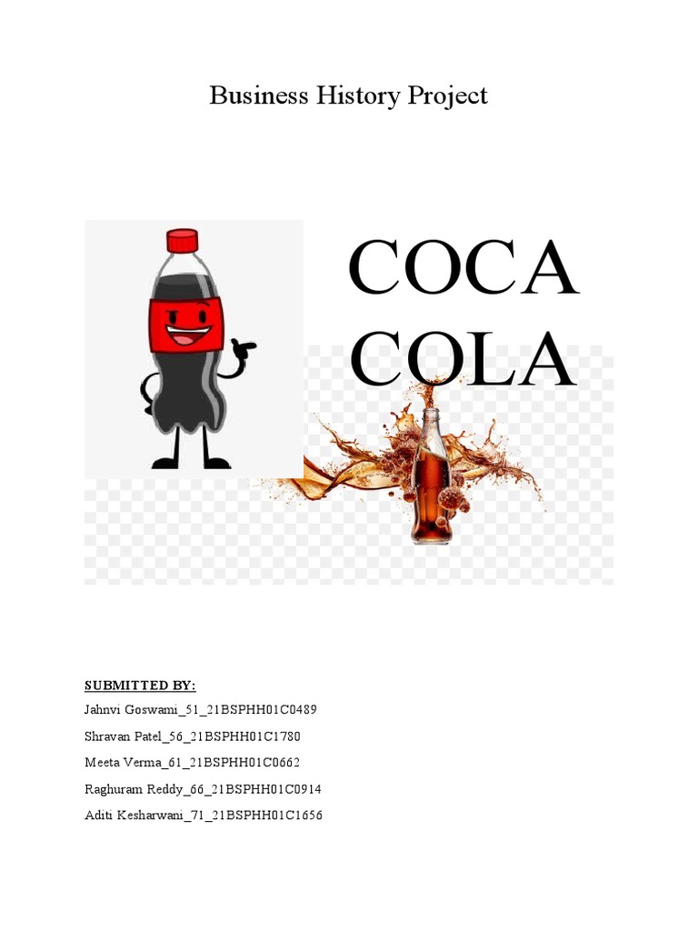 COCA - COLA History | PDF | The Coca Cola Company