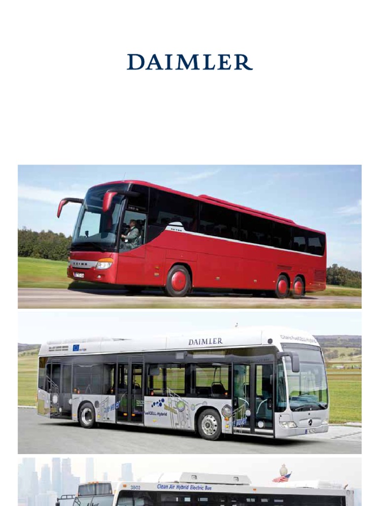 Daimler Buses at A Glance.: Edition 2010 | PDF | Daimler Ag | Bus
