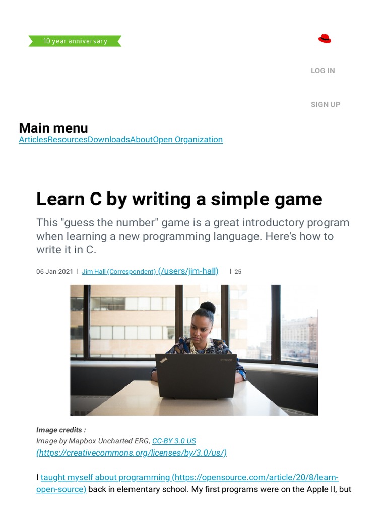 Learn C by Writing A Simple Game | PDF | Computer Programming ...