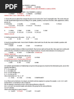 NCAT Sample Questions | PDF | Teaching Mathematics