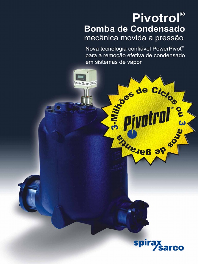 BOMBA CONDENSADO-pivotrol | PDF | Bomba | Alternador de energia elétrica