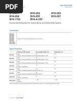 BYK-300 BYK-301 BYK-302 BYK-331 BYK-332 BYK-335: Silicone Surface Additives With Medium ...