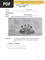 Esp-Worksheet-Week 1-2 | PDF