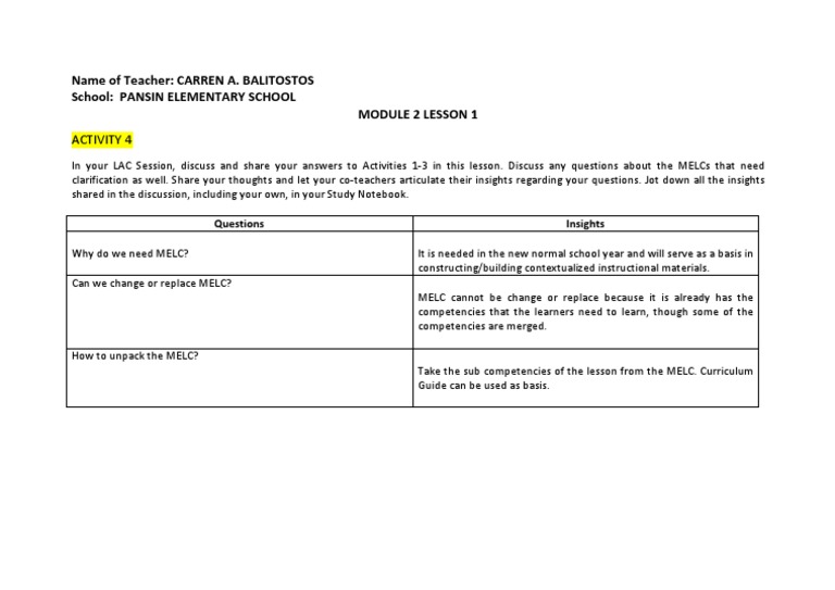 Module 2 Activity 4 | PDF