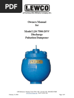 Mattco Pulsation Dampener OMM PDF | PDF | Pressure | Valve