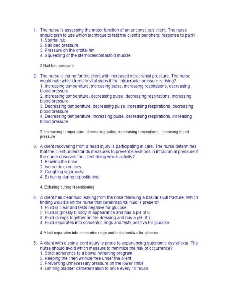 Neuro Reviewer | PDF | Stroke | Breathing