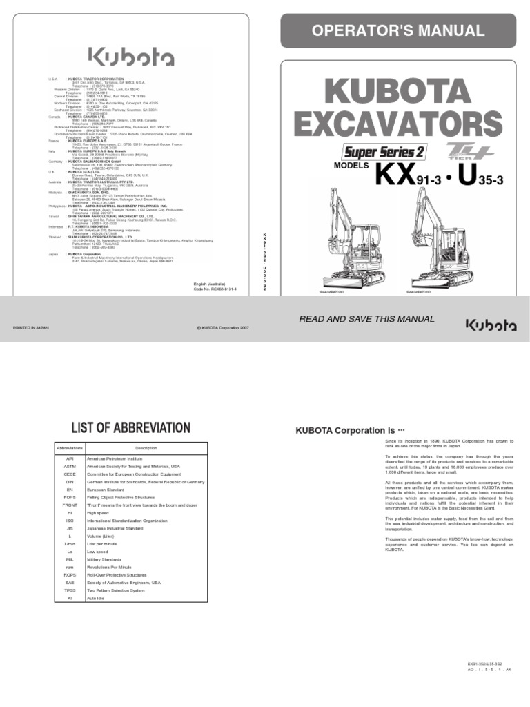 Earthmoving Landscaping - Excavators - Excavator 3.5 AC U35 3 AC ...