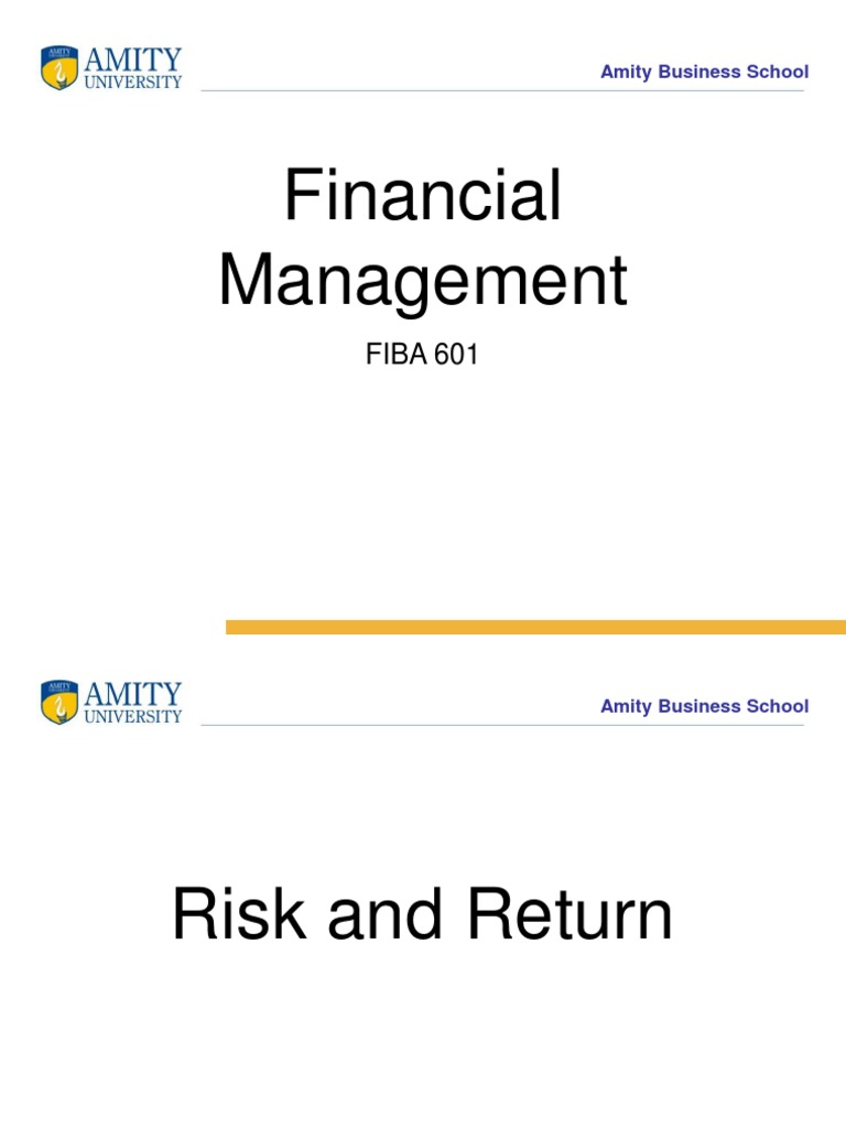 Module 1 Part II | PDF | Beta (Finance) | Financial Economics