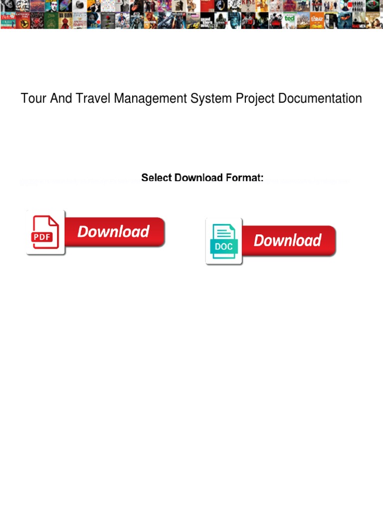 Tour and Travel Management System Project Documentation | PDF ...
