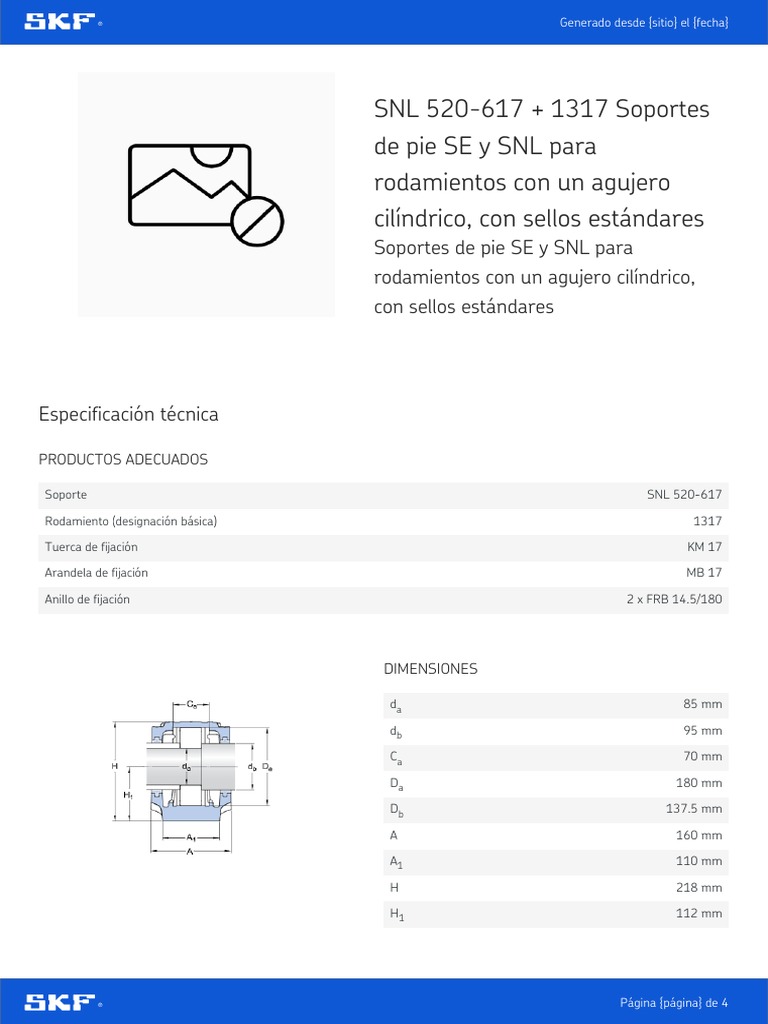 SNL 520-617 + 1317 SKF | PDF | Red mundial | Internet y web