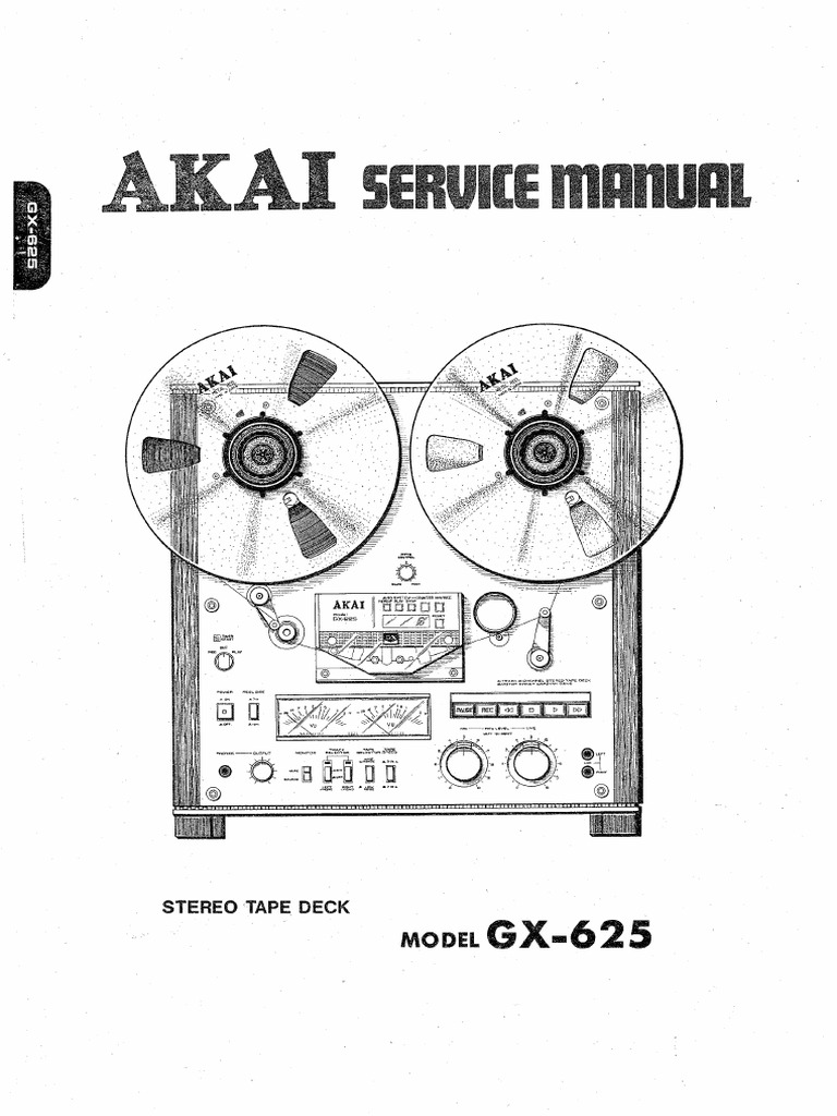 Akai GX 625 Service Manual | PDF