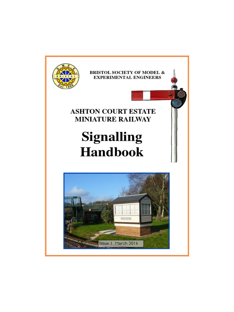 Signalling Handbook Issue 1 | PDF | Rules | Transport Safety