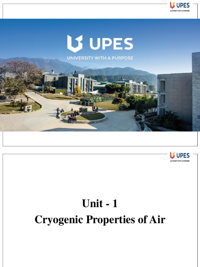 Cryogenic Air Properties & Gas Composition | PDF | Atmosphere Of Earth ...