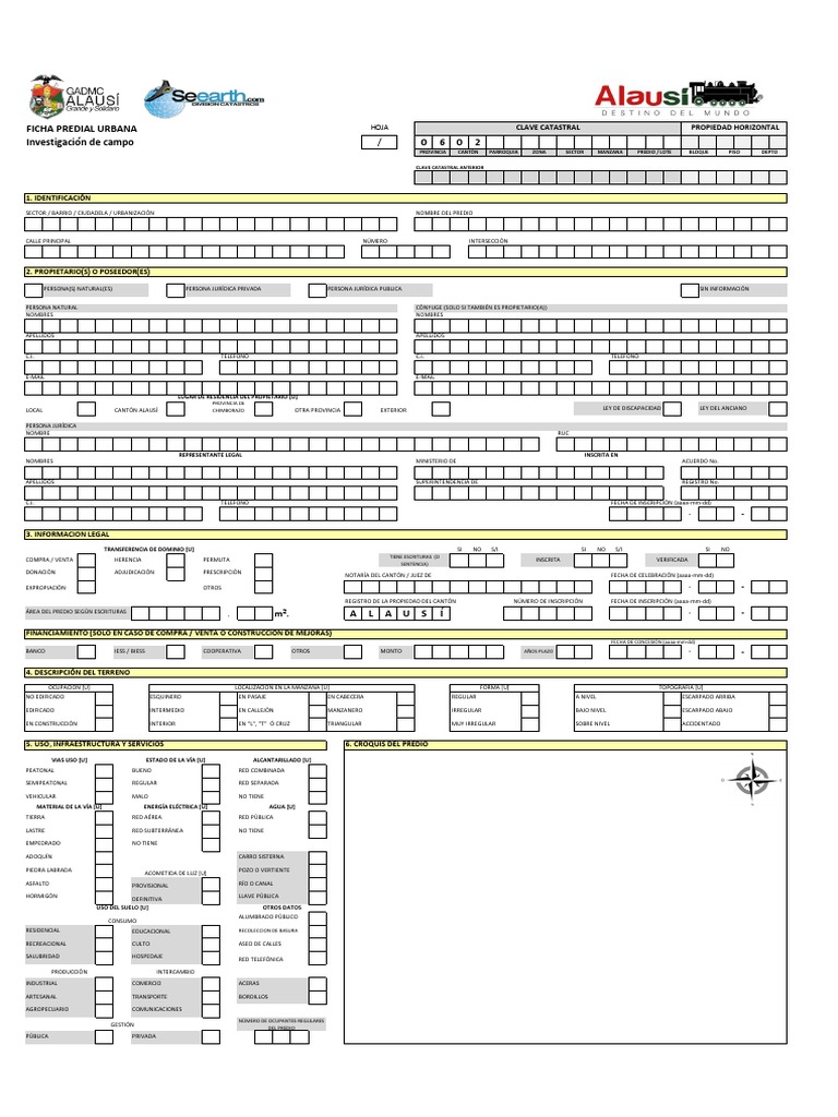 Ficha Catastral | PDF
