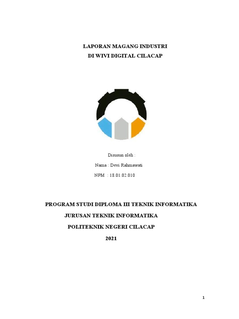 Laporan Magang Devi Rahmawati Fiks Pdf