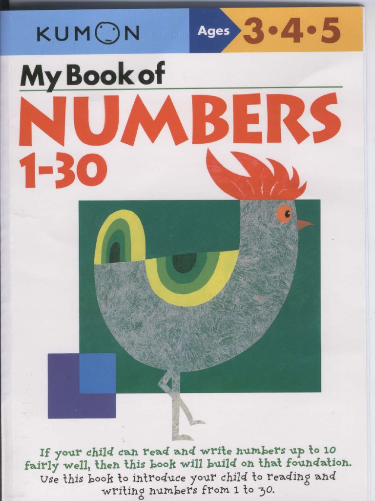 My Book of Numbers 1-30 (Kumon Workbooks) | PDF