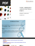 Heredity (Class 10) Notes | PDF | Heredity | Gene