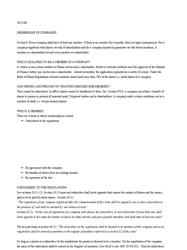 Membership and Meetings | PDF | Proxy Voting | Quorum