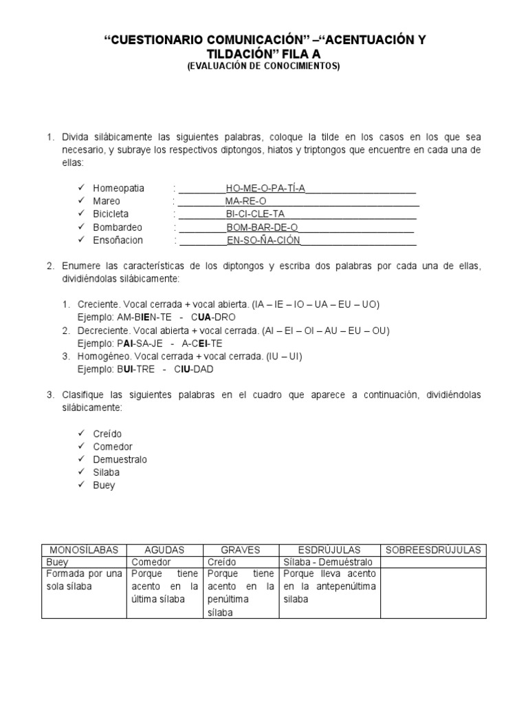 TALLER ORTOGRAF+ìA PREGUNTAS | PDF | Idiomas | Estudios de idiomas extranjeros