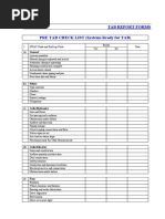Meter Inspection Checklist | PDF | Valve | Calibration
