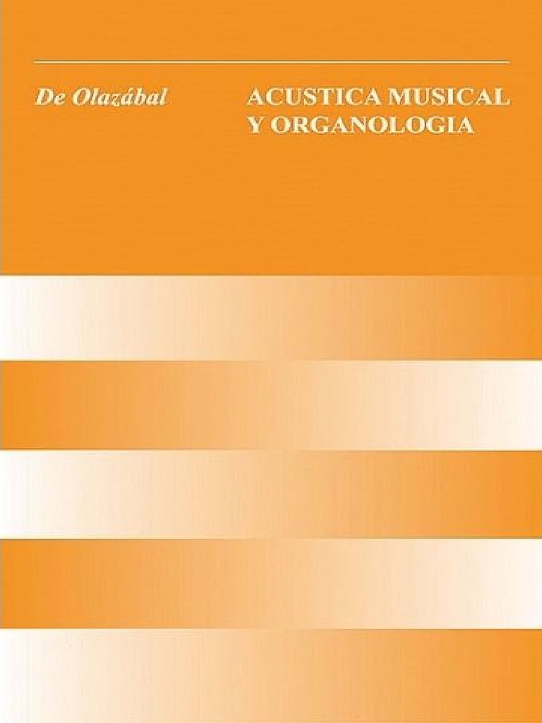 Acustica Musical y Organologia Tirso de OLAZABAL | PDF | Oscilación ...