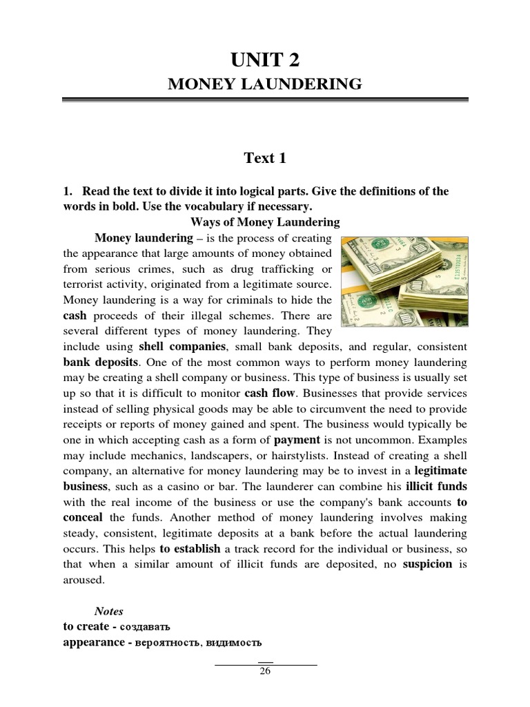 Methods of Money Laundering: Establishing Legitimacy Through Shell ...