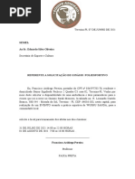 Ofício Solicitando Quadra Poliesportiva | PDF | Ciências Sociais