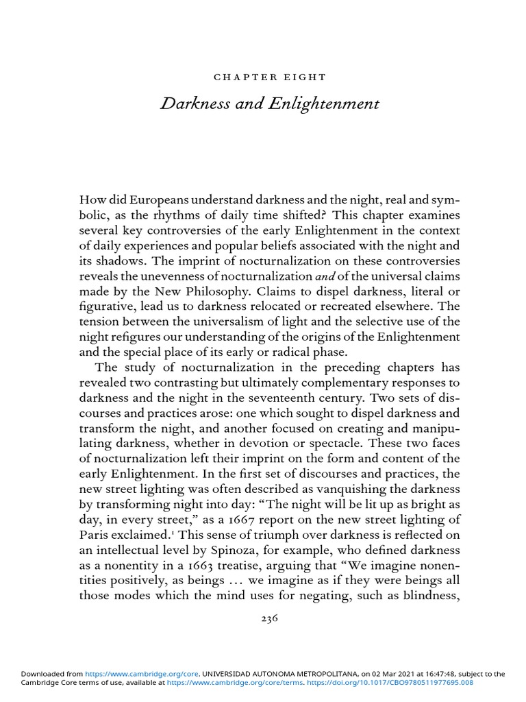 Darkness and Enlightenment | PDF | Ghosts | Witchcraft
