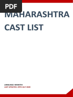 Caste and Gotra by Surname List | PDF | Saint | Hindu Mythology