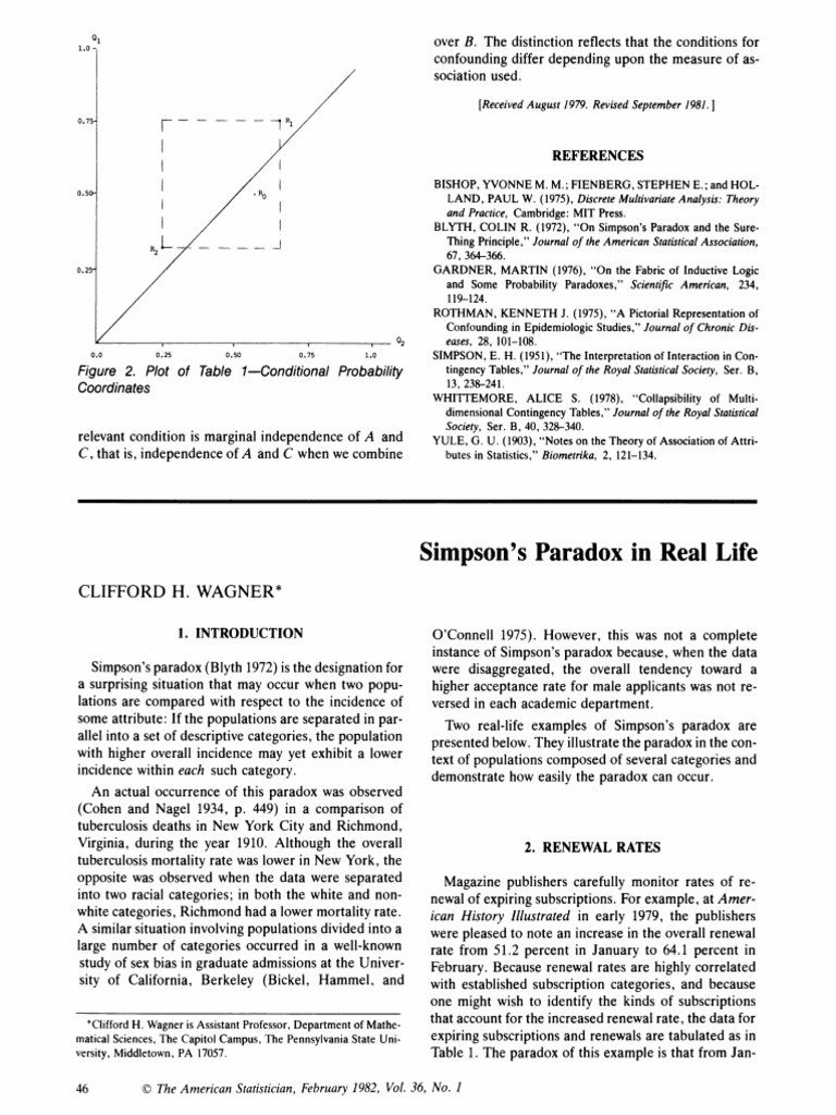 Simple Examples of Simpson's Paradox | PDF | Statistics | Probability ...
