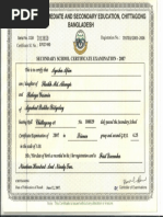 SSC Certificate | PDF | Secondary Education | Schools