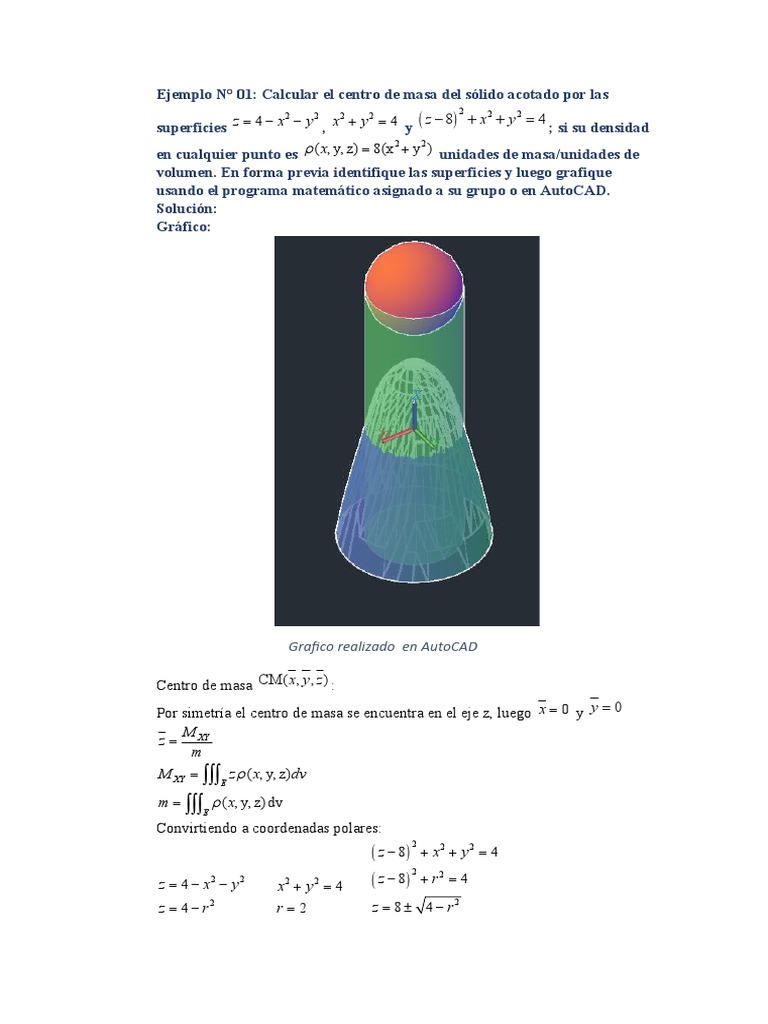 Tarea N°5 | PDF | Esfera | Integral