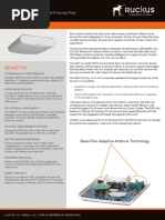 Data Sheet RUCKUS® SmartZone 144 (SZ144) - 0d - 0a | PDF | Wireless Lan | Computer Network