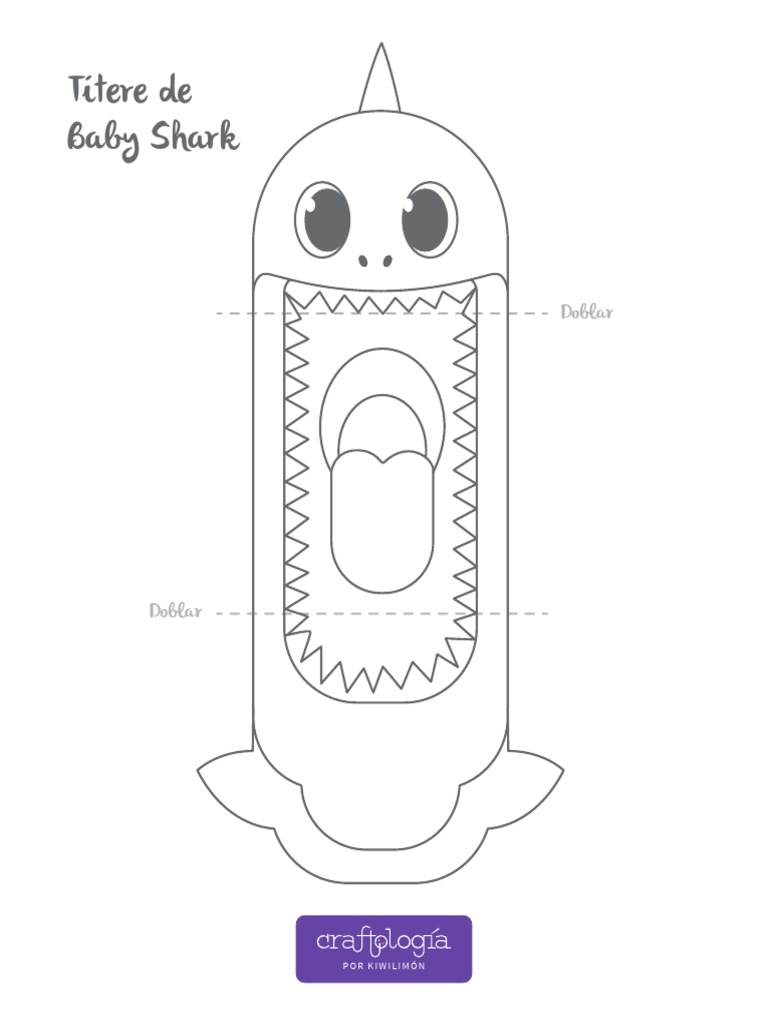 Baby Shark títere fácil de hacer | PDF