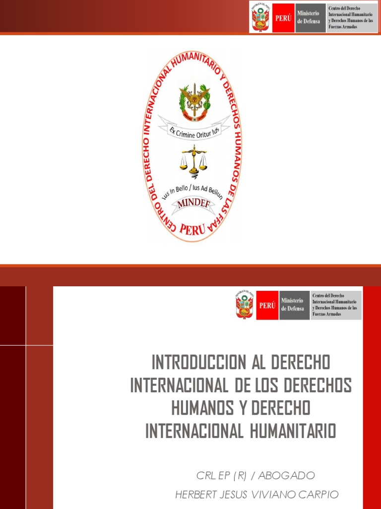Diapositivas - Introduccion Al Didh y Dih 2020 Cdih | PDF | Derechos ...