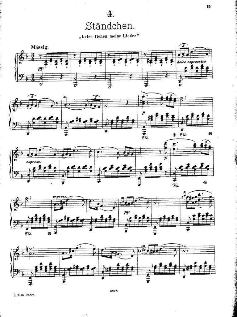 Schubert Ständchen (Serenade) | PDF
