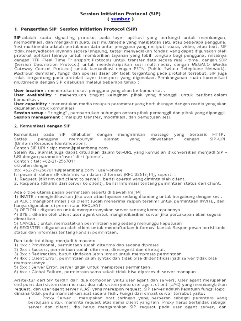 Session Initiation Protocol | PDF