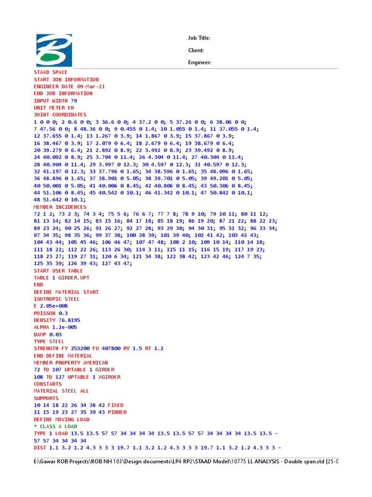 Class A Load | PDF | Applied And Interdisciplinary Physics | Civil ...